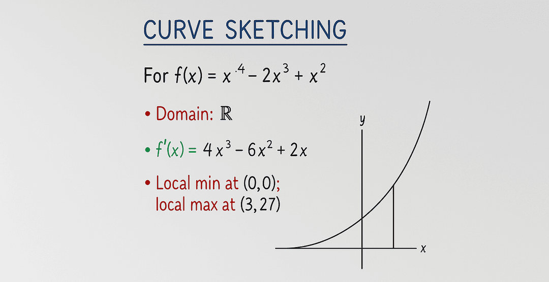 Module 3: Curve Sketching Using the Derivative - HSC Maths Advanced